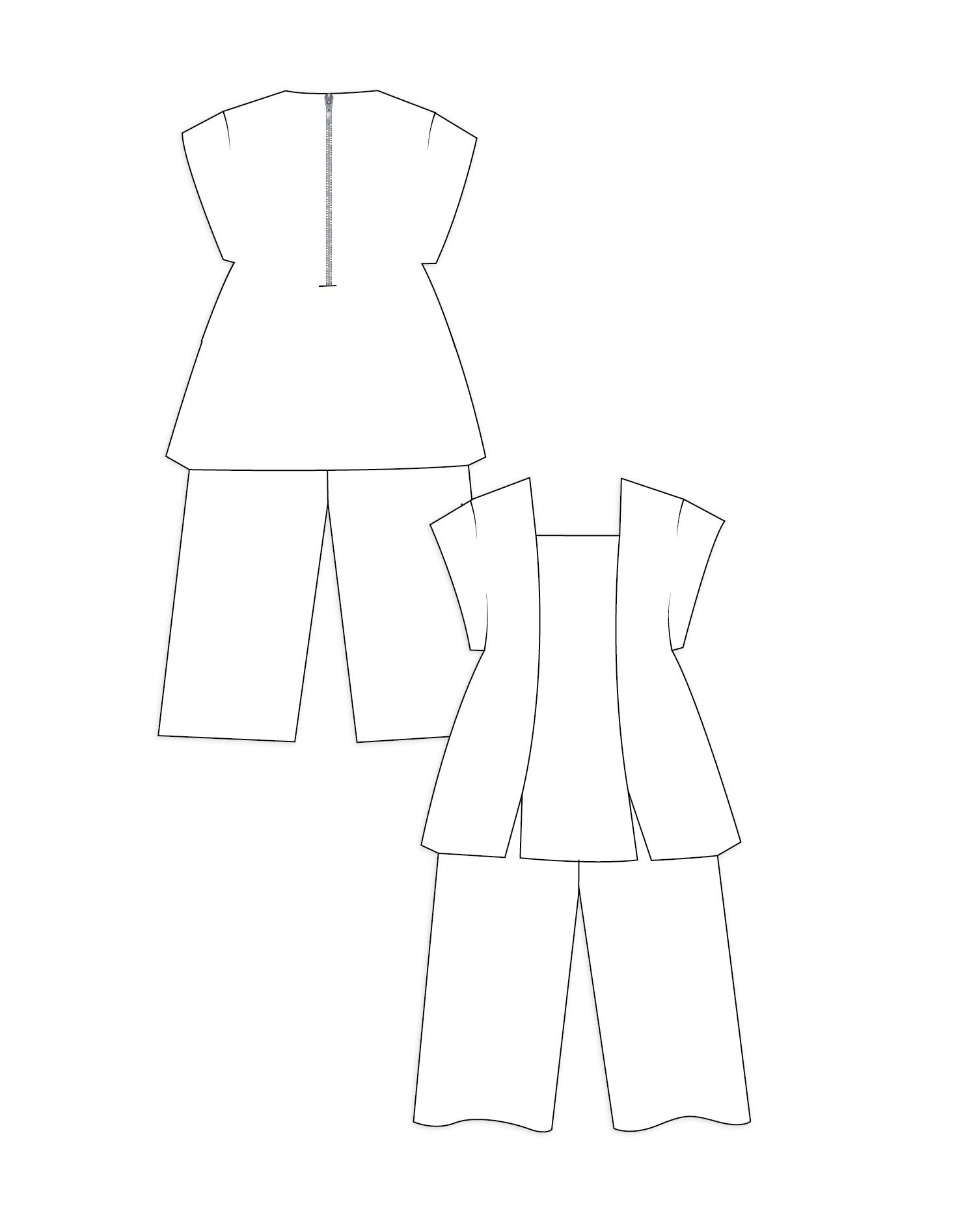 Megadolls Two-Sided Paper Doll Hasti Baby Doll Set