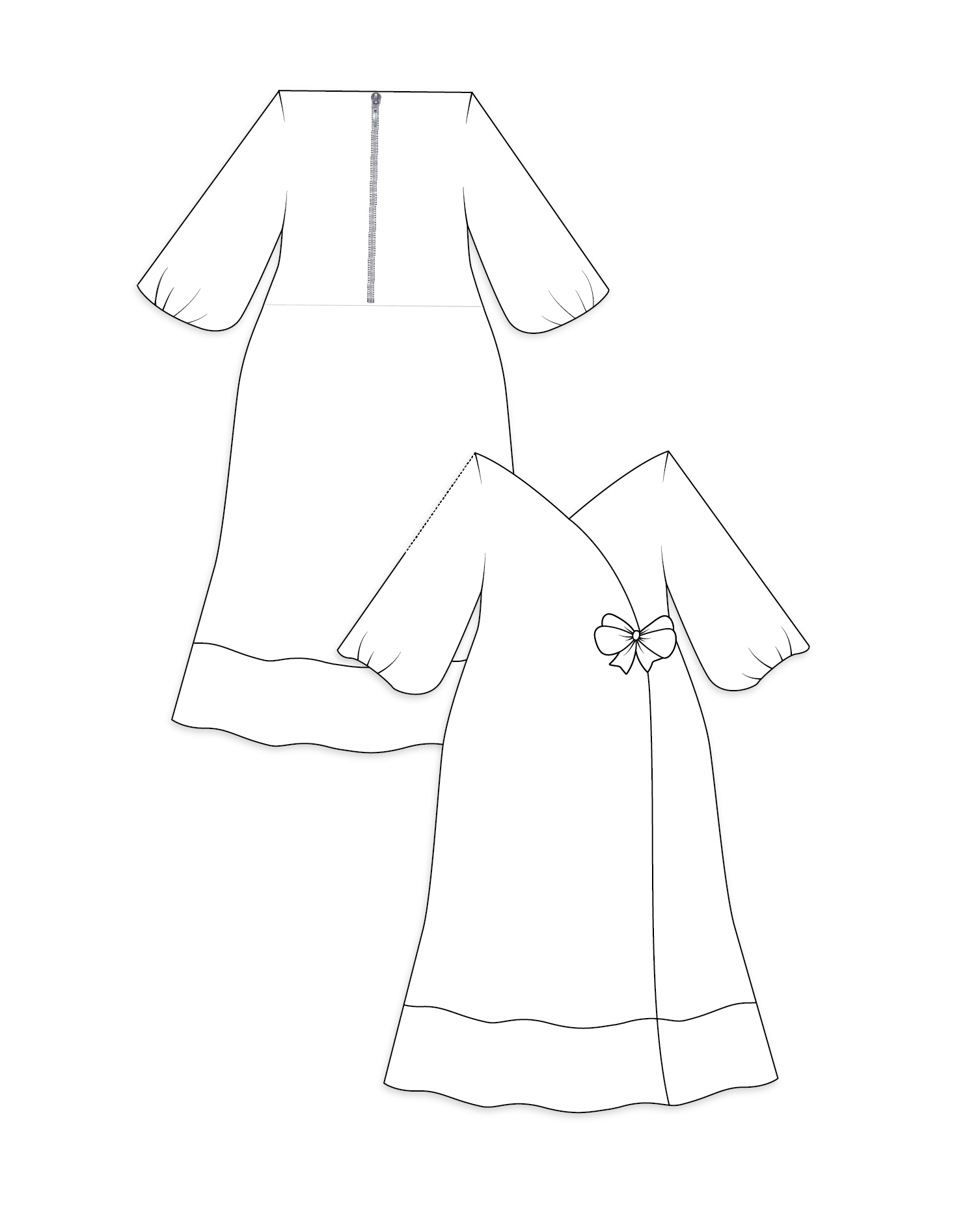 Megadolls Two-Sided Paper Doll Gisli Peasant Dress
