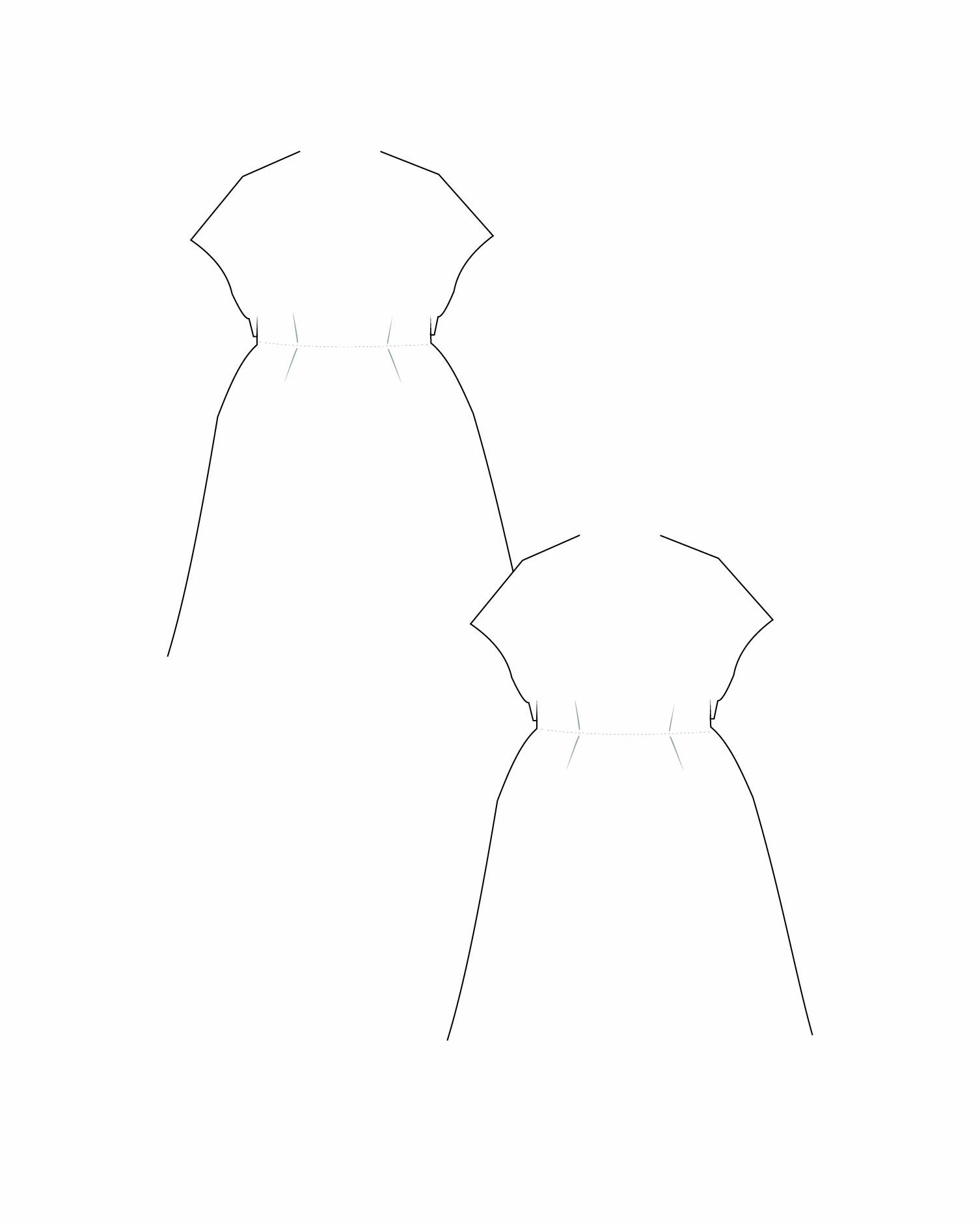 Megadolls Two-Sided Paper Doll Khánh Flutter Dress