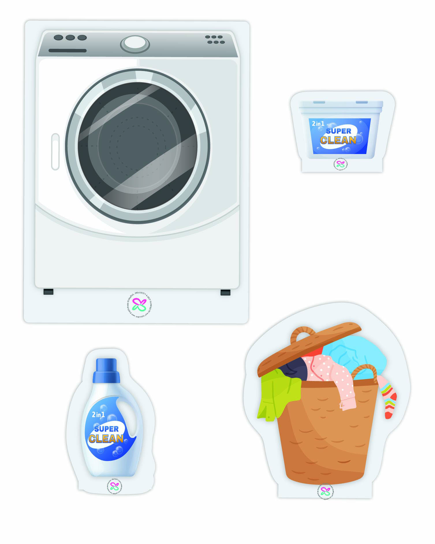 Megadolls Printable Laundry Dryer